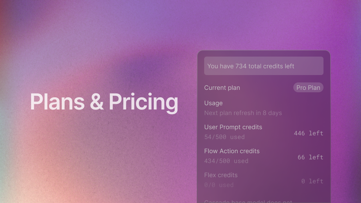 Plans and Pricing Updates