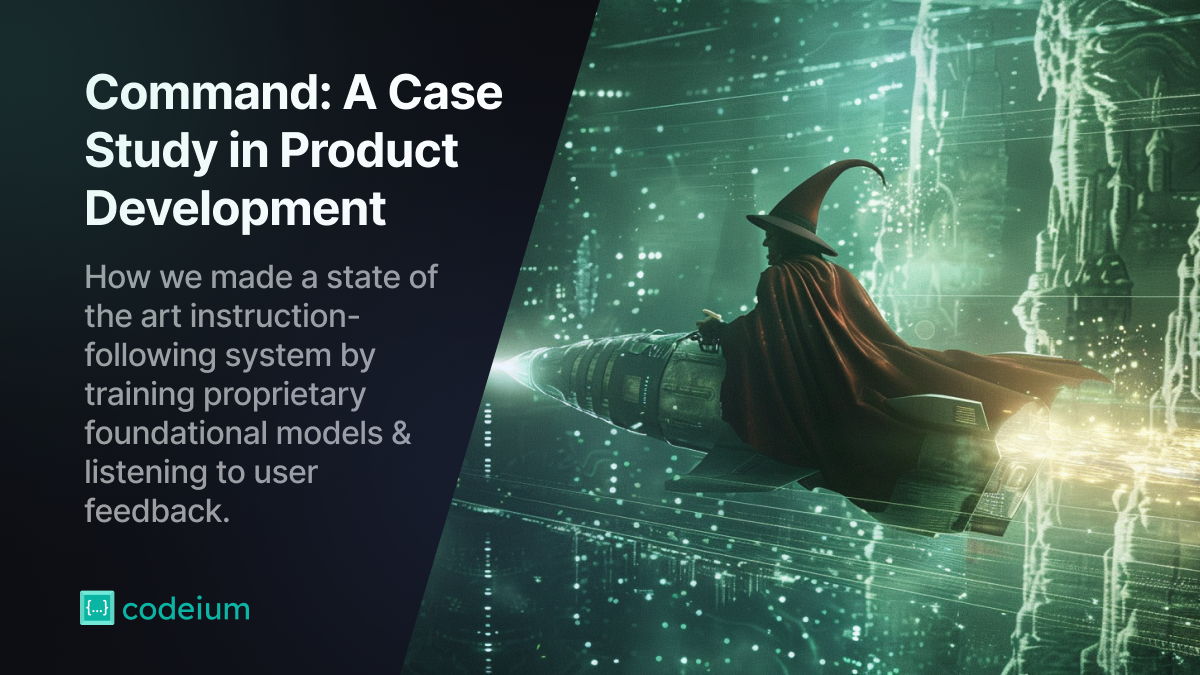 Command: A Case Study in Product Development